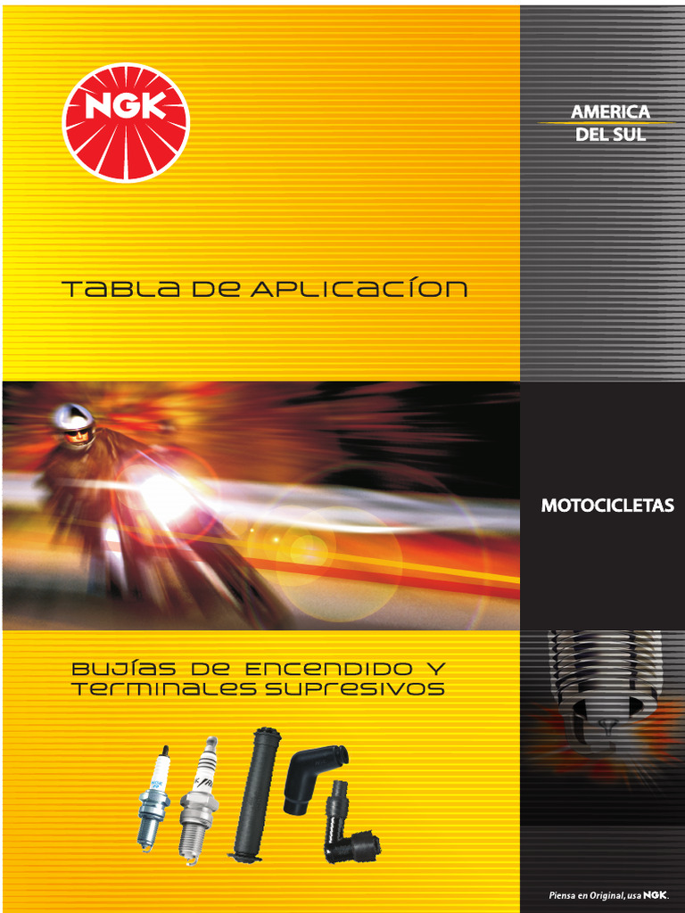 Tabla - Moto Bujias NGK-1 | PDF | Resistor | Electricidad