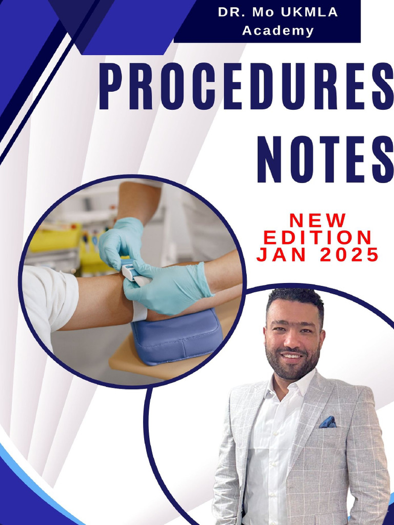 Blood Procedures Guide for UK Medical Training | PDF | Medicine ...