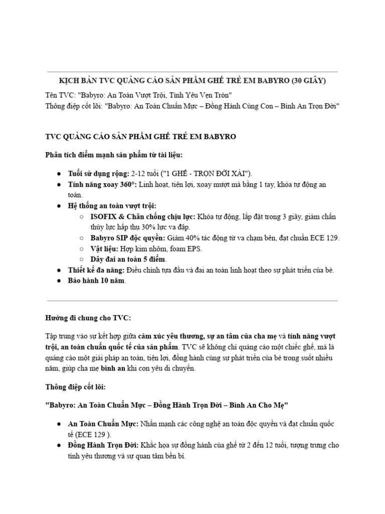 Kịch bản TVC | PDF