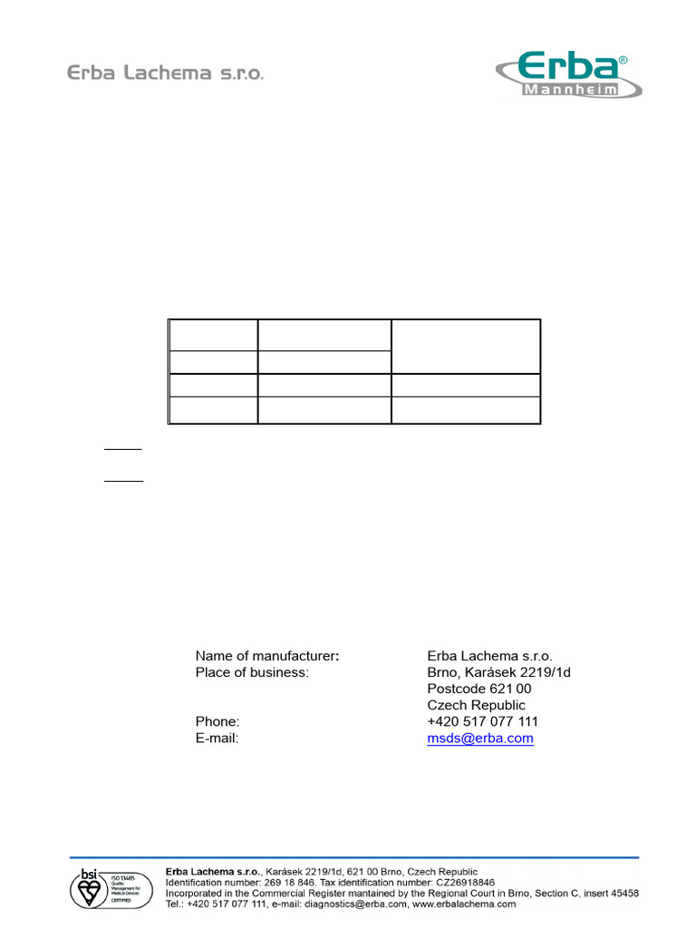 PG Hb-Vario HbA1c Calibrator Set - AJ-5N7b5rbcPc | PDF