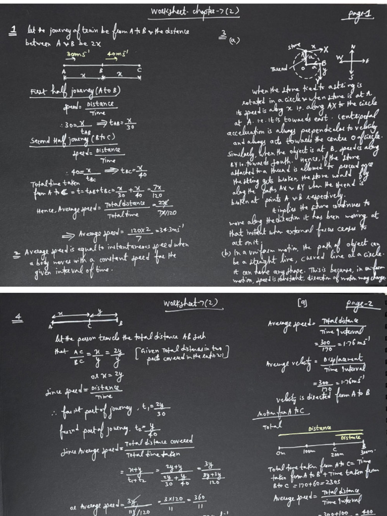 Chapter 7 Worksheet 2 (B) | PDF