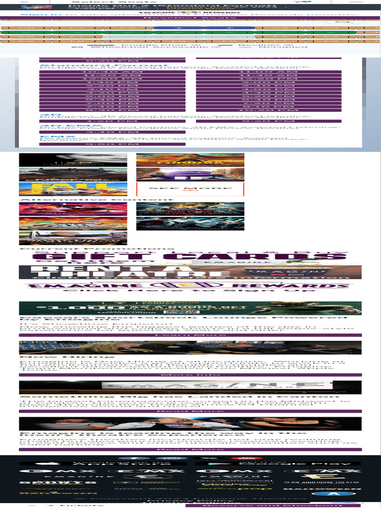 Emagine Entertainment The Magic of Movies & More | PDF