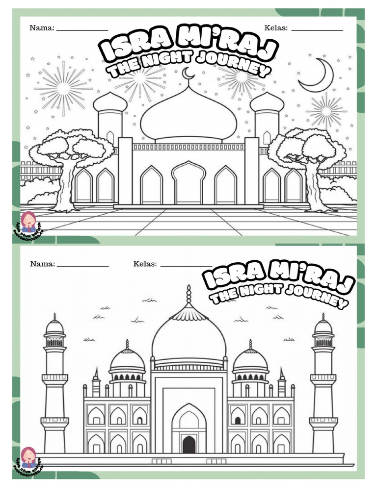 Mewarnai Isra' Mi'raj | PDF