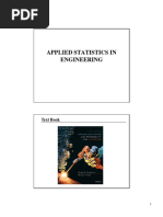 Applied Statistics and Probability For Engineers | PDF