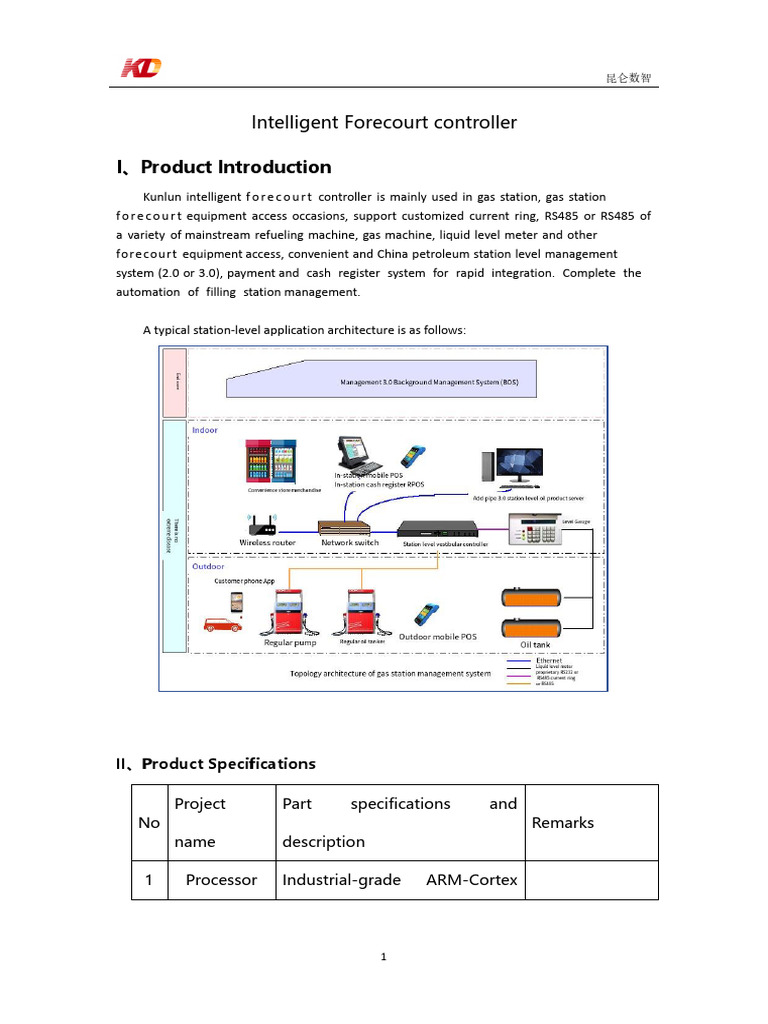 Intelligent Forecourt Controller | PDF
