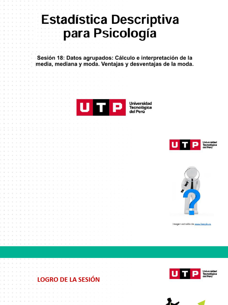 S09 - s2 - Material - EDPs - Marzo 2025 | PDF | Mediana | Modo (Estadísticas)