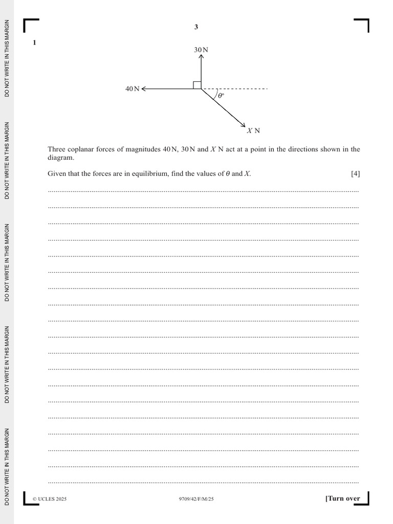 Past Paper Questions 2 | PDF | Force | Acceleration