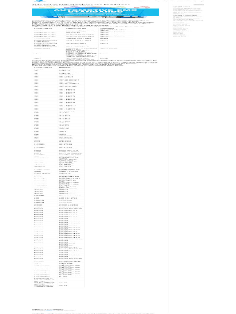 Automotive EMC Standards Overview | PDF | Electromagnetic Compatibility ...