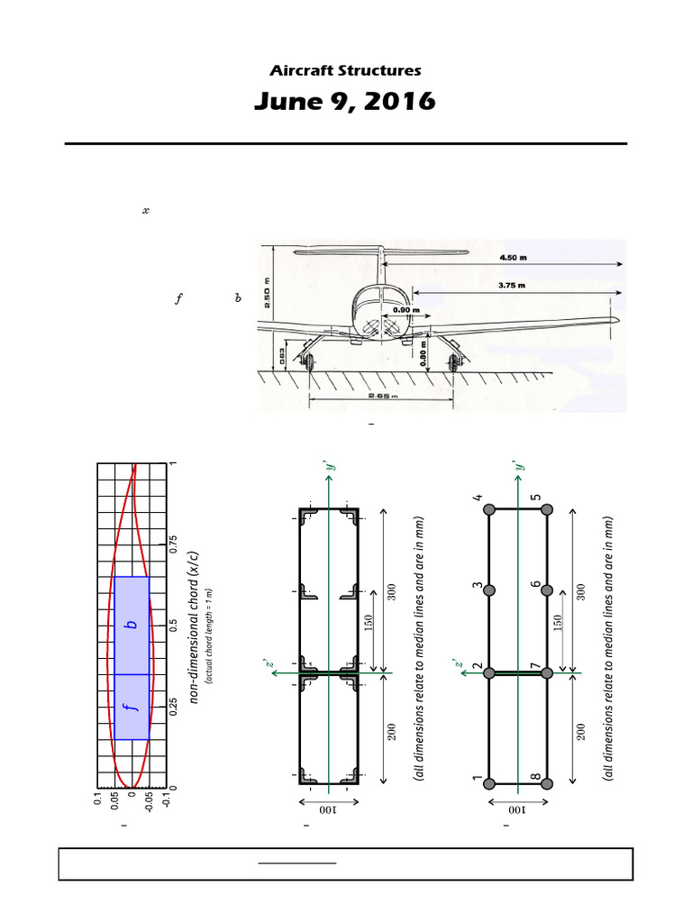 General Aviation Aircraft Design Analysis | PDF | Bending | Stress ...