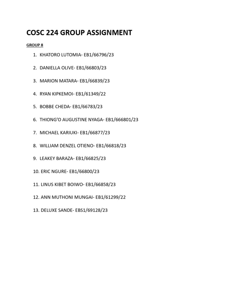 COSC 224 GROUP ASSIGNMENT (AutoRecovered) | PDF | Domain Name | Domain Name System