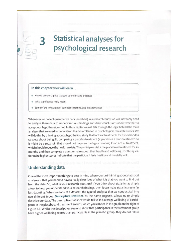 3 Statistical Analyses For | PDF