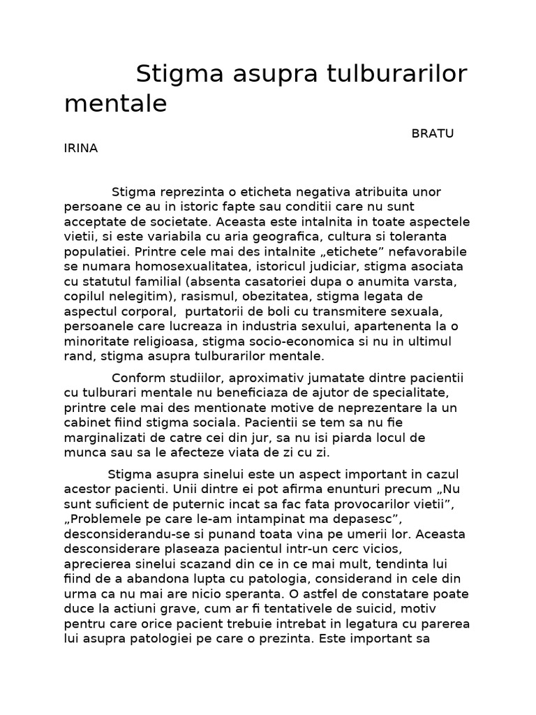Stigma | PDF