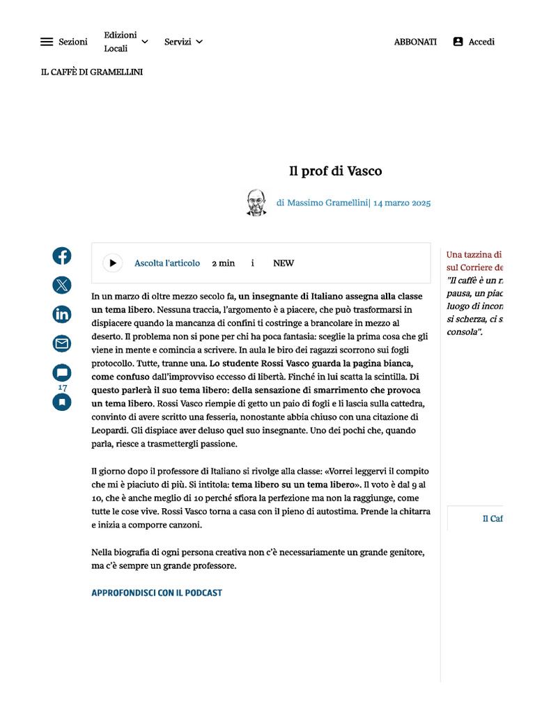 Il Prof Di Vasco | PDF