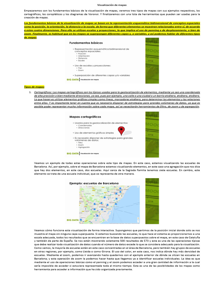 3 Visualización de Mapas | PDF | Mapa | Cartografía