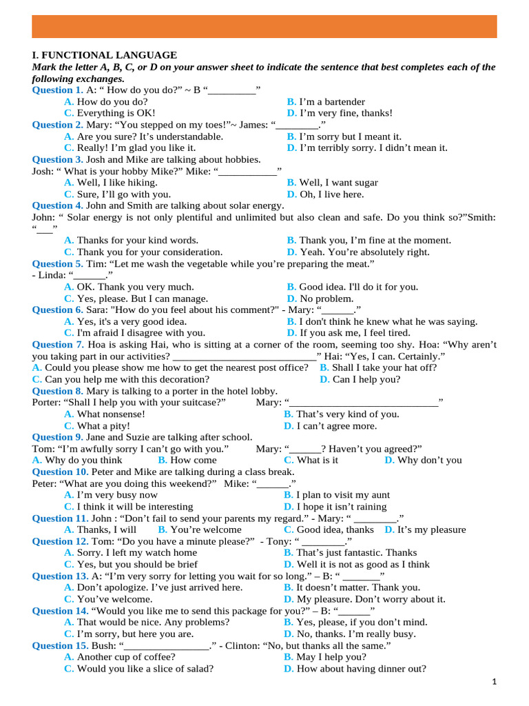 MODULE 3 - Functional Language 2 | PDF | Child Care | Millennials