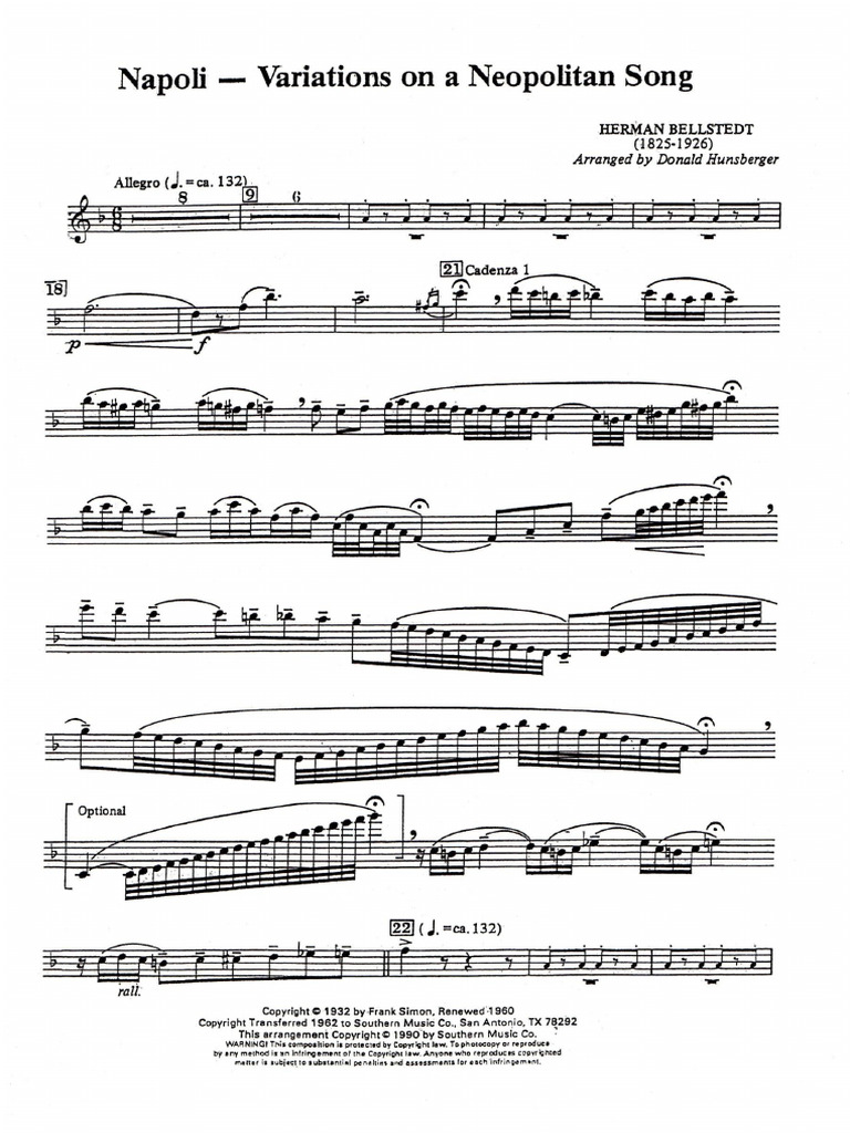 Napoli Trumpet | PDF