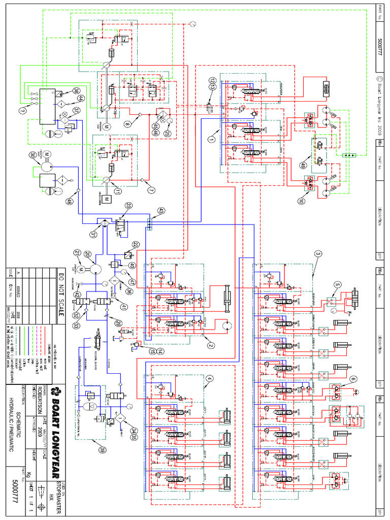 SMASTER 2010 051 Esquema Hidráulico | PDF