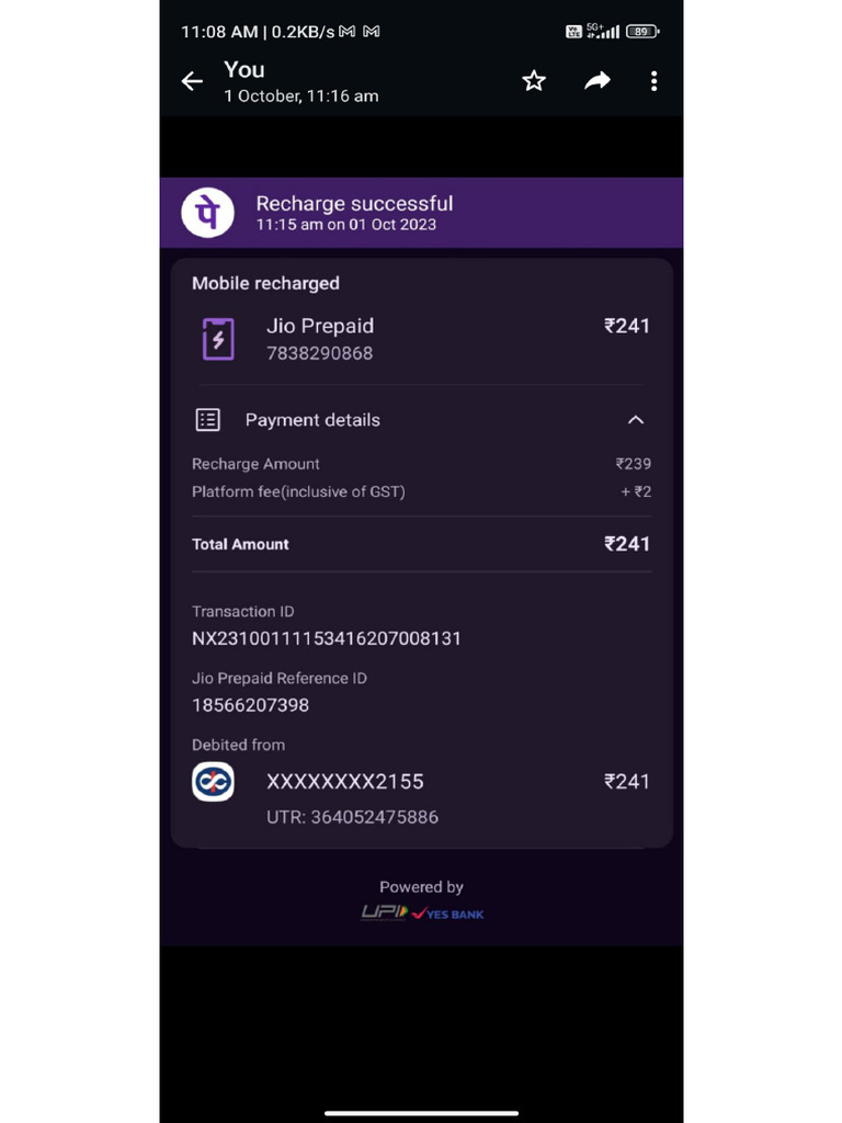 Mobile Bill - 241 | PDF