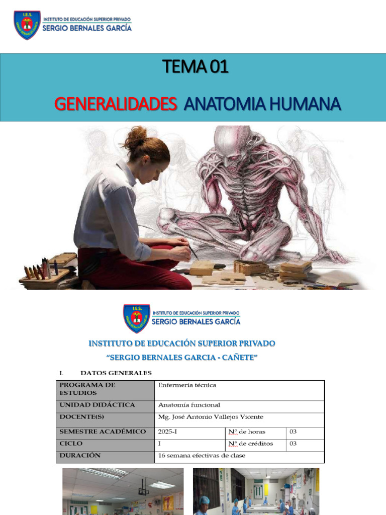 Clase #1 Generalidades Anatomia 1 | PDF | Anatomía | Términos anatómicos de ubicación