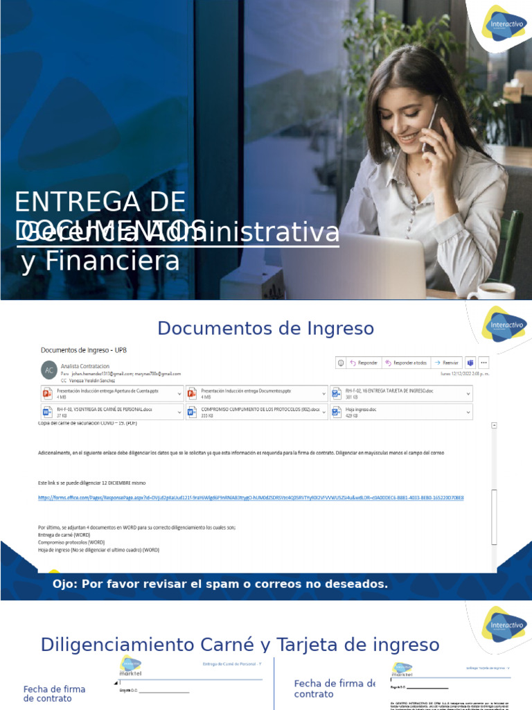 Presentación Inducción Entrega Documentos | PDF