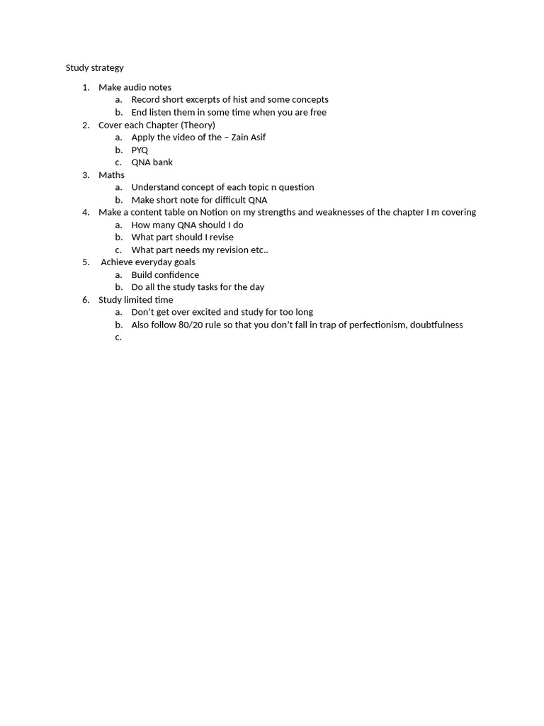 Effective Study Strategies for Success | PDF
