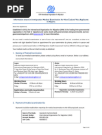 IOM Lagos Medical Booking Guide | PDF