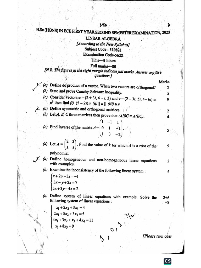 2nd Sem. All Sub. Question - 2023 (Provided by Jhorna) | PDF
