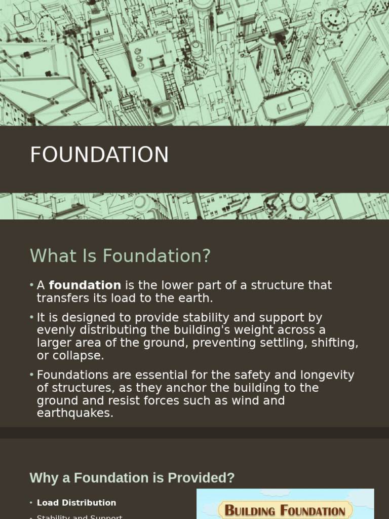 Foundation | PDF