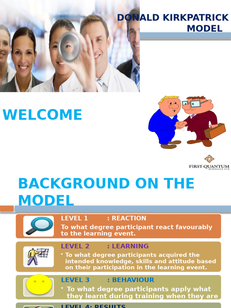 Donald Kirkpatrick Training Evaluation Model | PDF | Learning | Knowledge