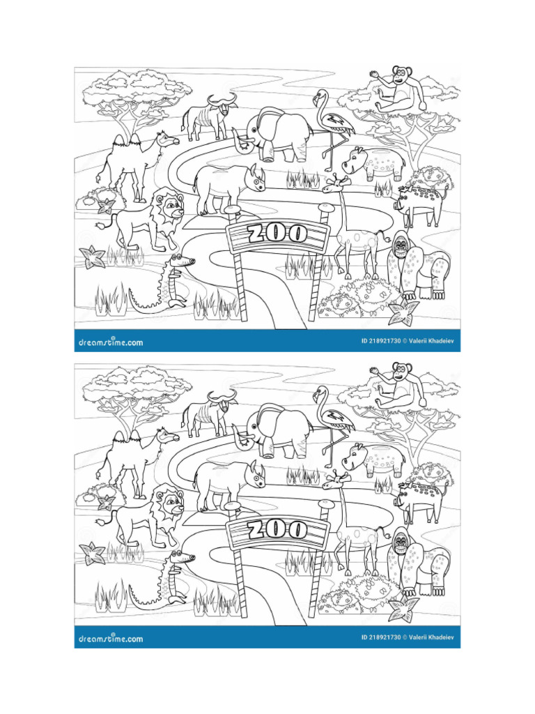 Animales Del Zoo | PDF