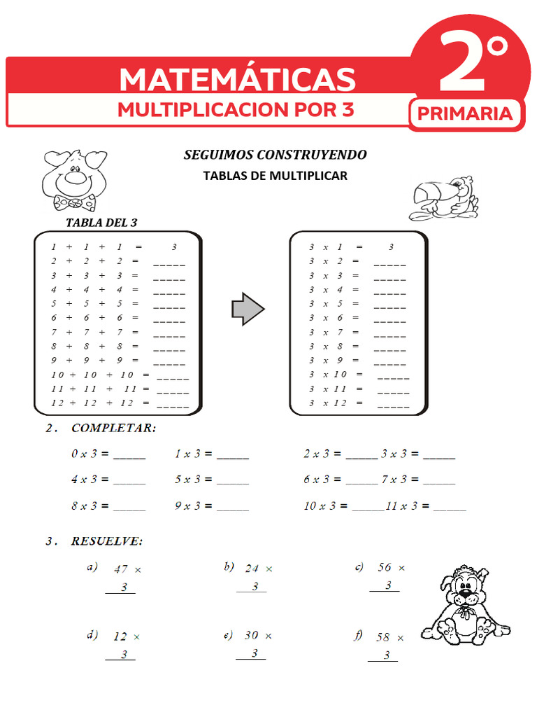 Multiplicacion Por 3 | PDF | Ajedrez