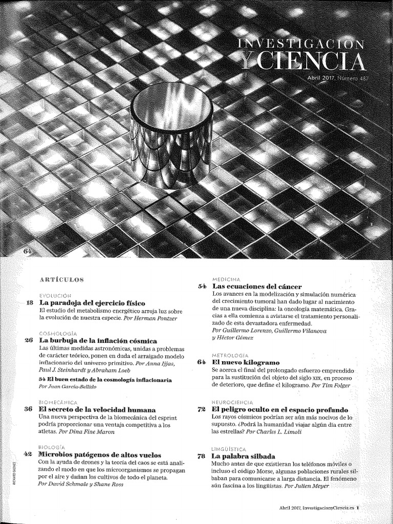Pontzer. I NV y Ciencia Enero 2017 | PDF