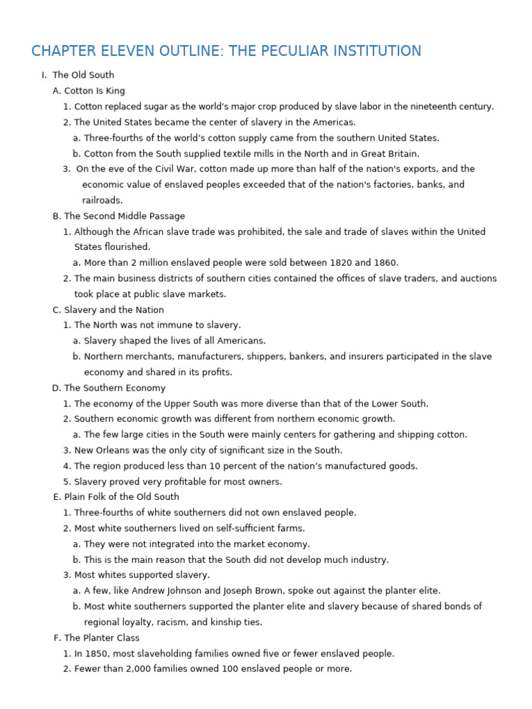 Understanding the Paternalist Ethos in Slavery | PDF | Slavery In The ...