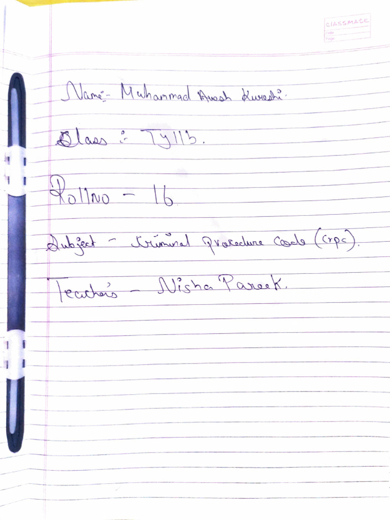 Md Aavesh New Crpc | PDF