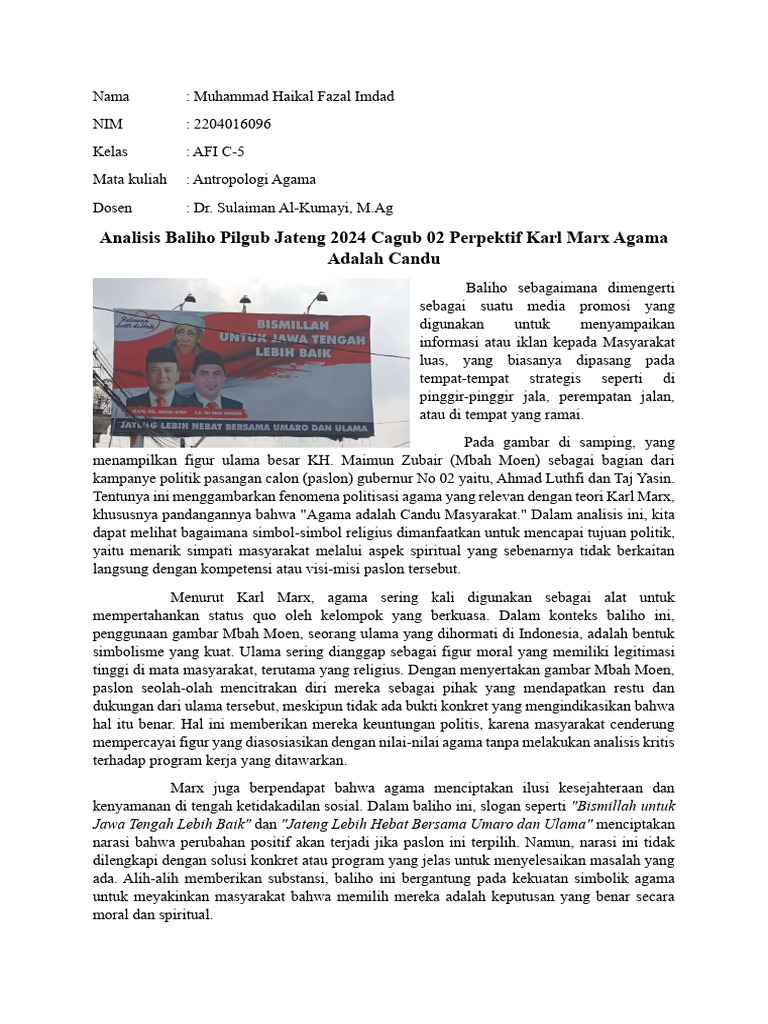 Muhammad Haikal Fazal Imdad - 2204016096 | PDF