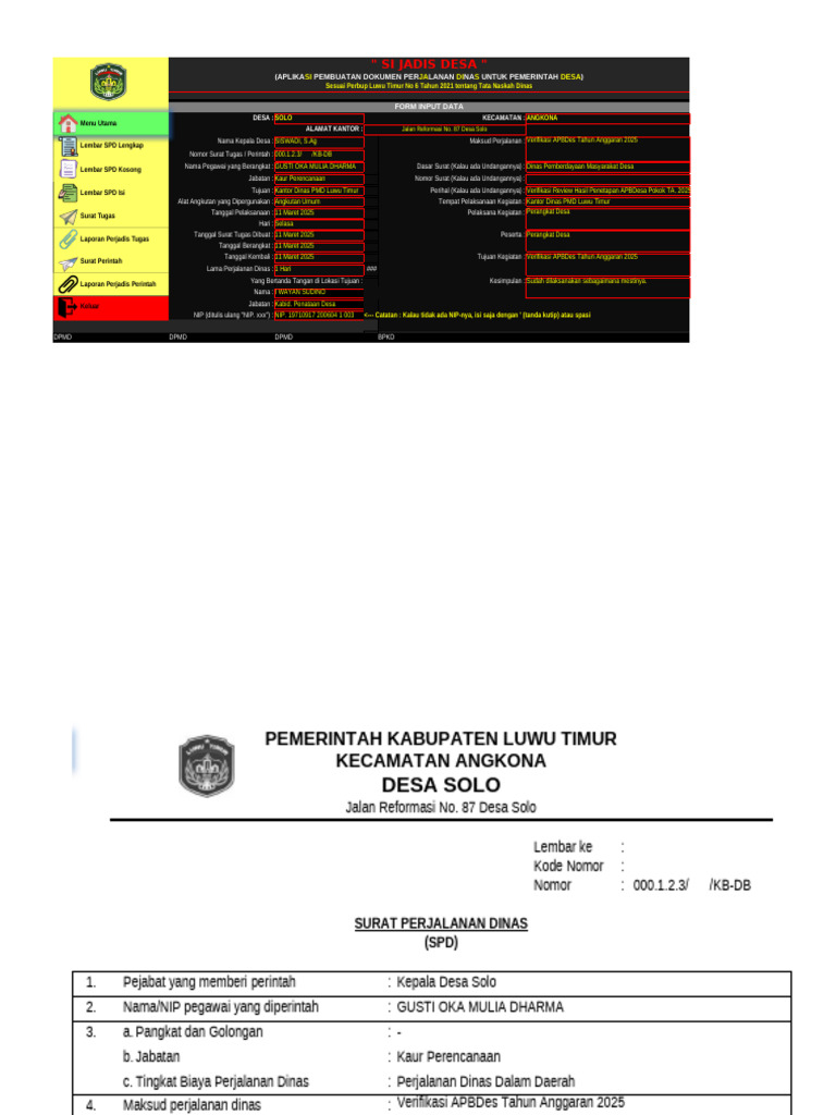 SPD 2025 Kertas A4s (Pendek) | PDF