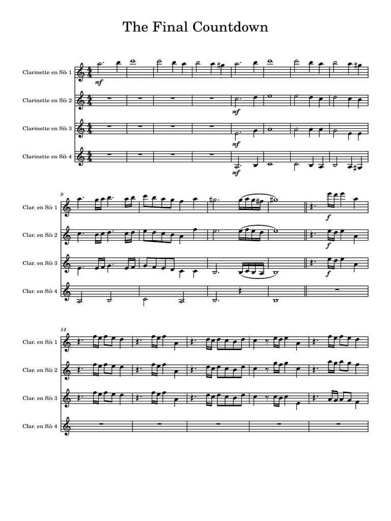 The Final Countdown | PDF