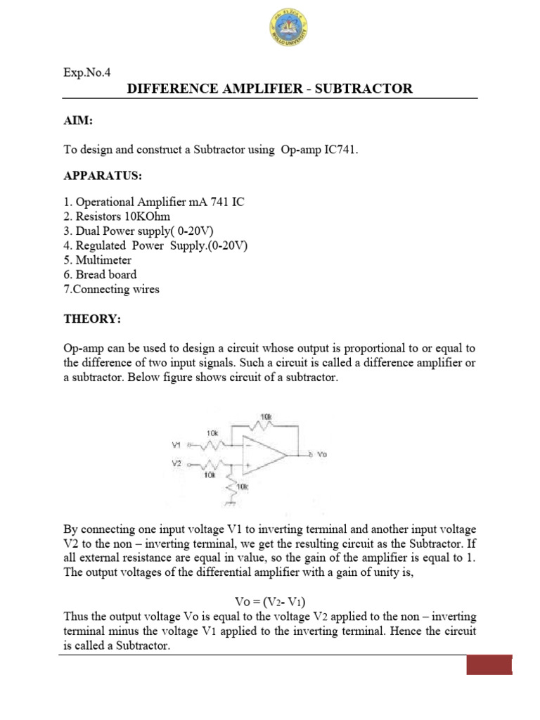 Lecturenote - 306532379exp 4 | PDF