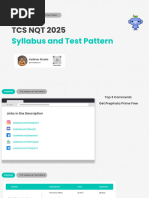 TCS NQT Complete Preparation Sheet | PDF | Logic | Reason