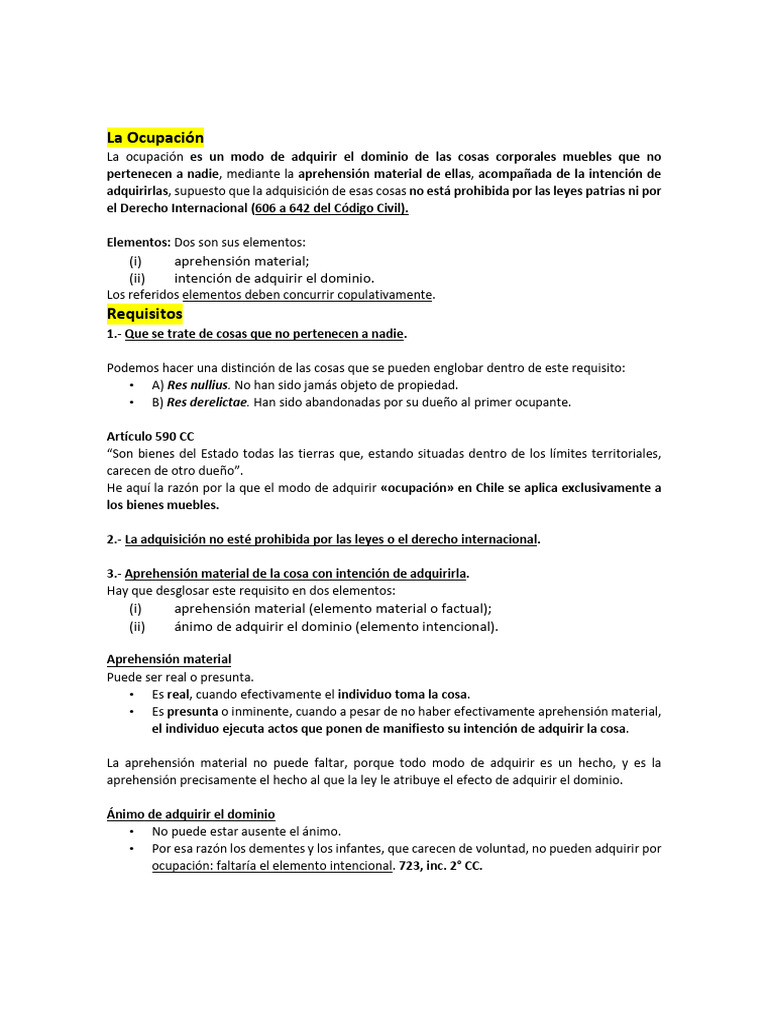 La Ocupación | PDF | Propiedad | Justicia