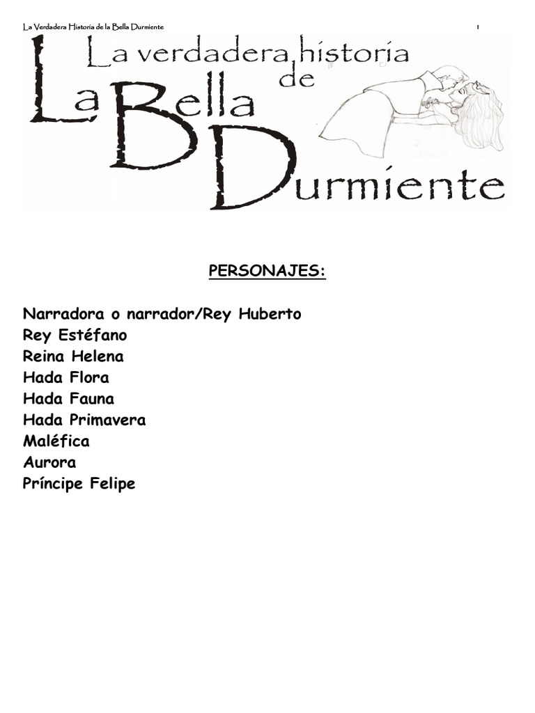 La Verdadera Historia De La Bella Durmiente Pdf