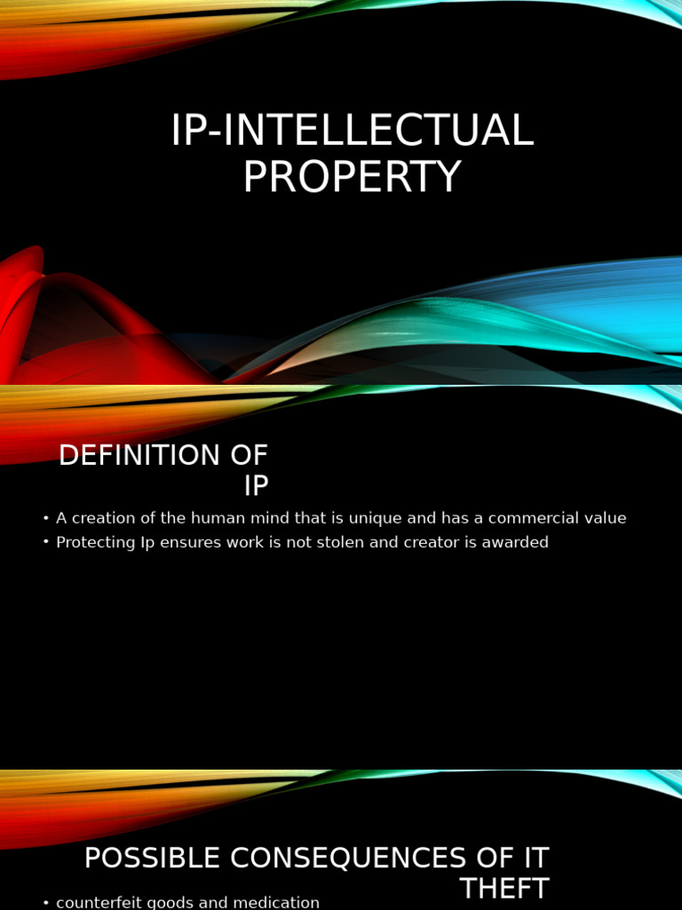IP-Intellectual Property | PDF