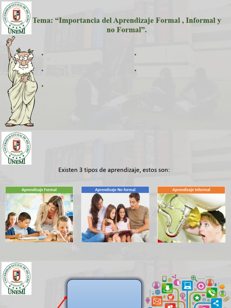 Presentacion de Catedra - Enseñanza Formal y No Formal | PDF | Aprendizaje | Inteligencia