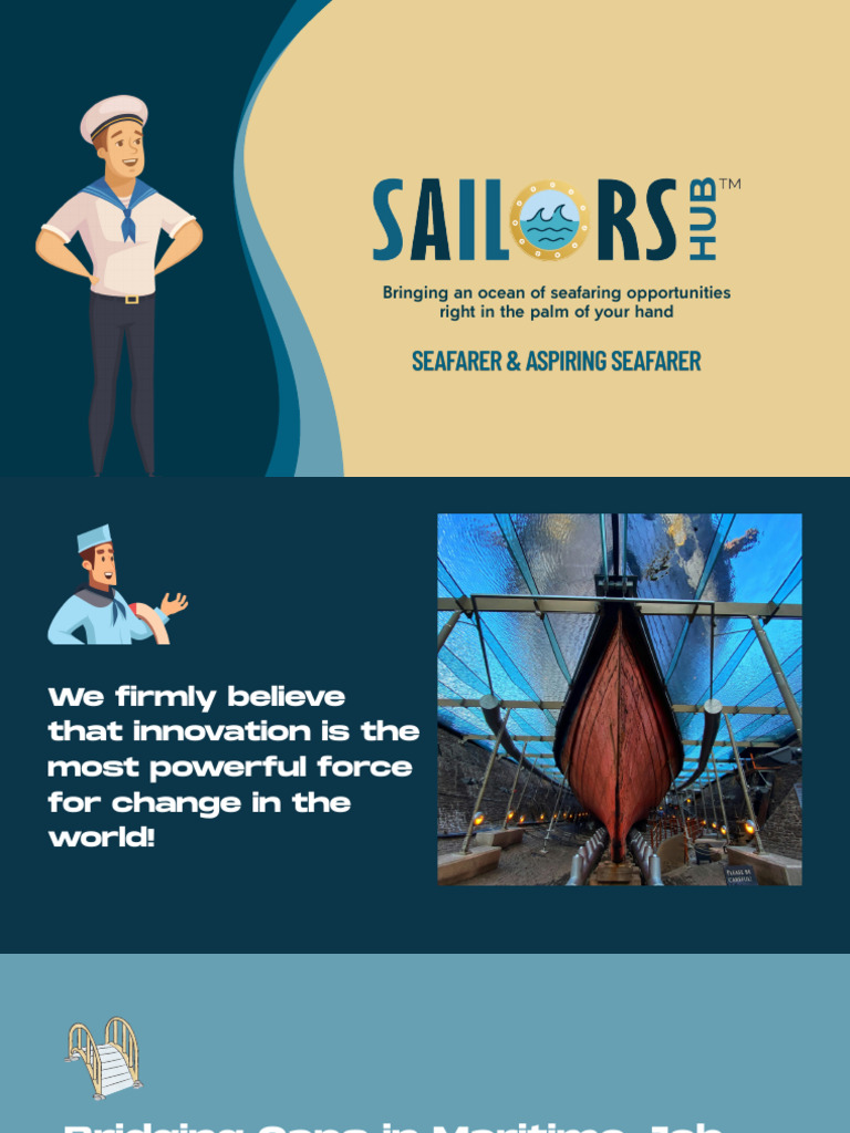 SailorsHub: Revolutionizing Maritime Careers | PDF | Sailor | Recruitment