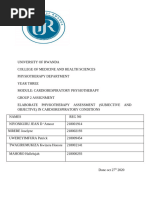 Respiratory History OSCE Checklist Geeky Medics | PDF | Respiratory ...