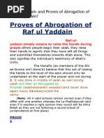 Rafa Al-Yadain Reference of Hadiths | PDF | Hadith | Banu Hashim