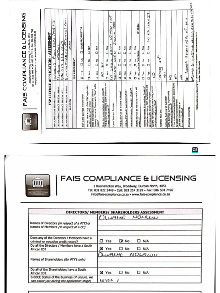 Fais Complainer 2 | PDF