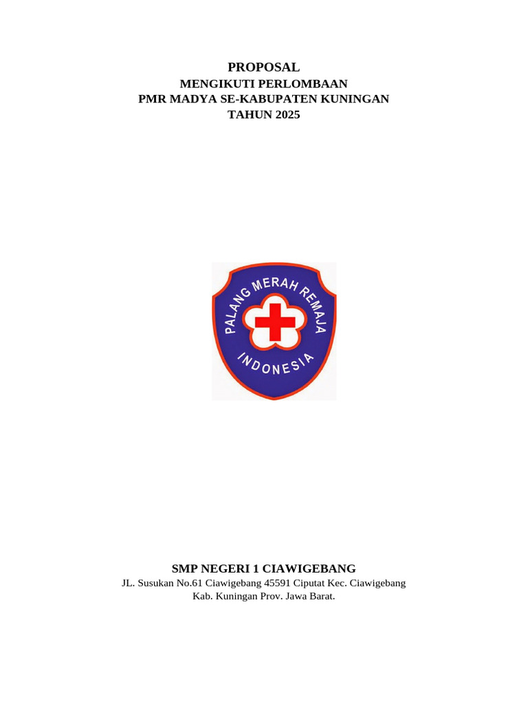 Biaya Lomba PMR Kuningan 2025 | PDF