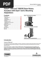 Instruction Manual Fisher 1051 1052 Size 33 Diaphragm Rotary Actuators ...
