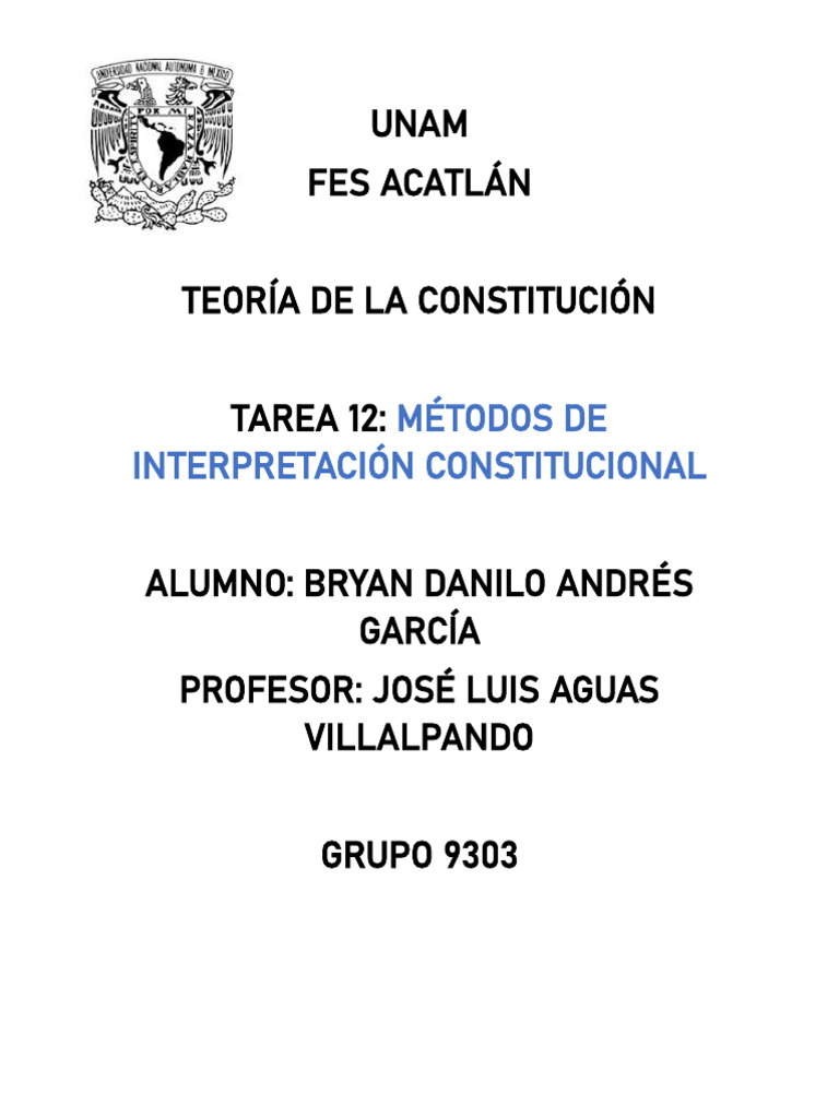 T 12 DC Bryan García 9303 | PDF | Constitución | Justicia